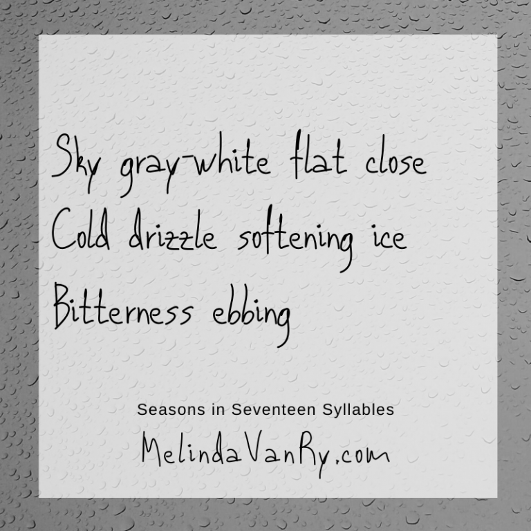 Seasons in 17 Syllables: Winter to Spring - Melinda VanRy Art & Design